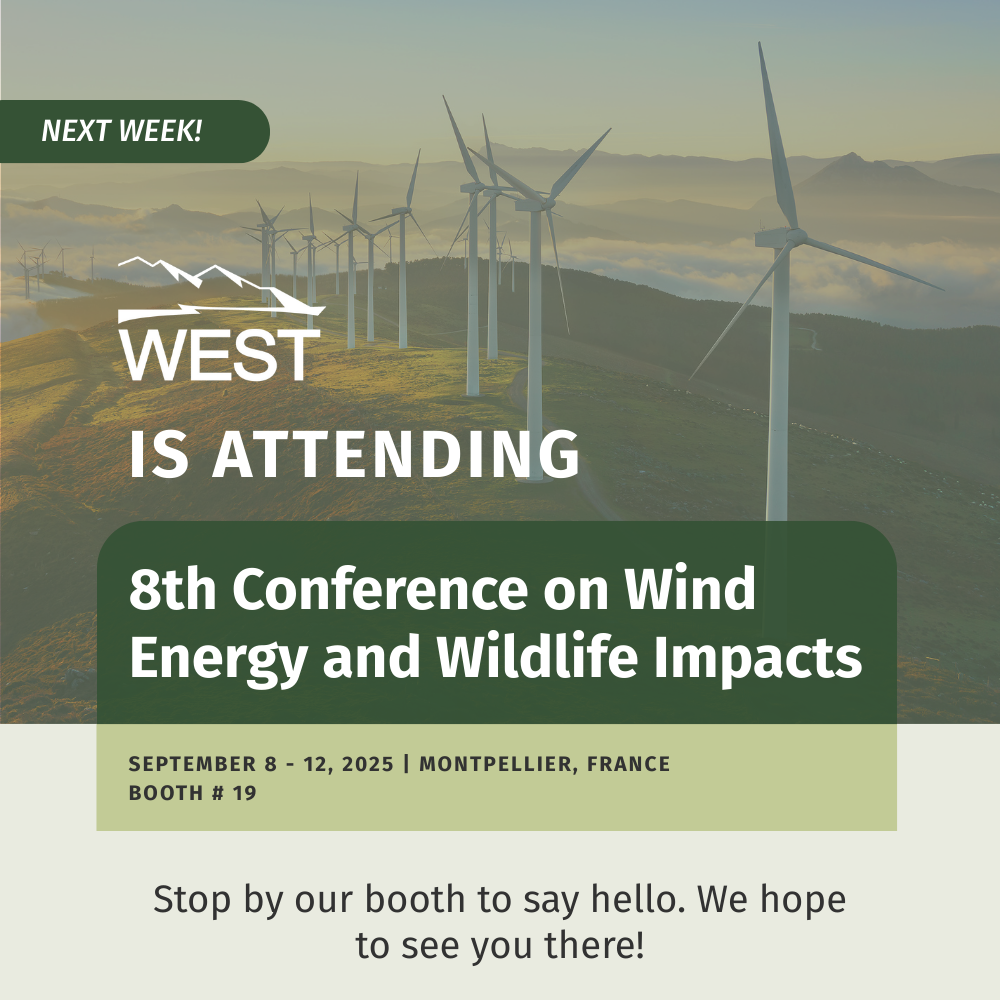 WEST Attends the 8th Conference on Wind Energy and Wildlife Impacts - CWW 2025 - Western ...